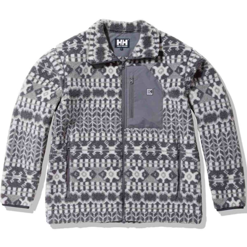 ファイバーパイルジャカードジャケット FIBERPILE Jacquard Jacket レディース ミックスグレー HE52282 Z | アウトドア・キャンプ専門店 YOCABITO ...